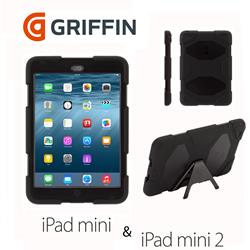 Griffin Survivor Tough Rugged Case For iPad Mini - Black - eoutlet.co.uk