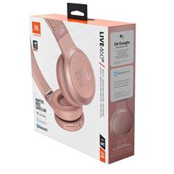 JBL Live 460NC - Wireless On-Ear Bluetooth Headphones Rose Gold ...