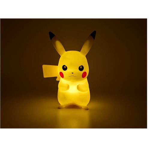 Pokemon, Pikachu Lamp with Remote Control, Yellow - eoutlet.co.uk