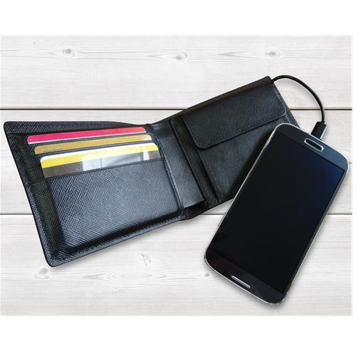 Jadeco Power Wallet with 3000mAh Rechargeable Battery - Black - eoutlet ...