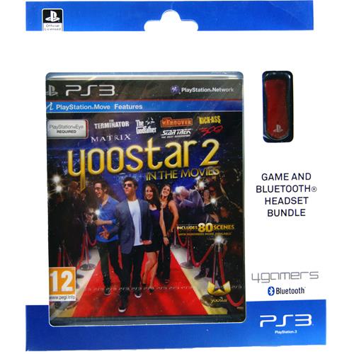 Yoostar 2 In The Movies game with FREE Bluetooth Headset Playstation 3 ...
