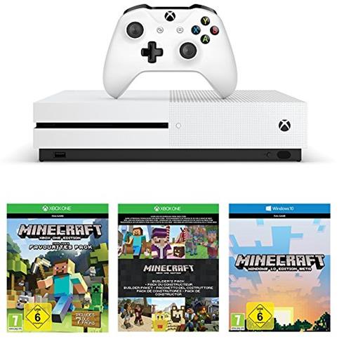 Xbox One S Minecraft Console Bundle 500GB - eoutlet.co.uk